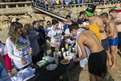 El último baño del año en Tarragona