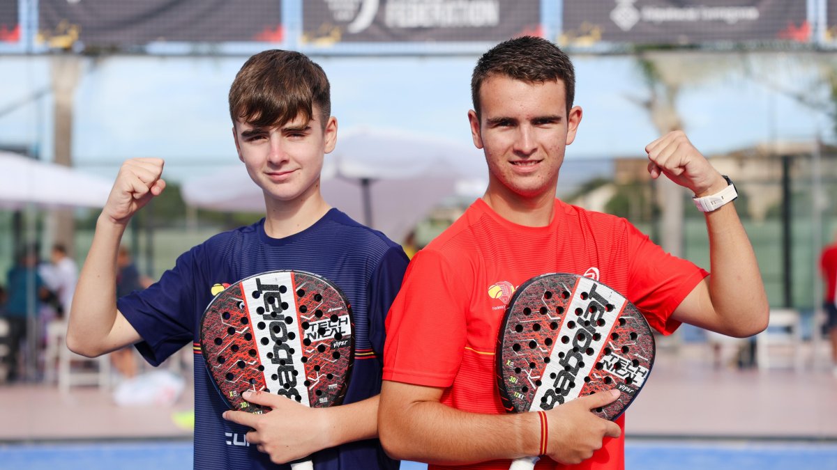 Asier y Hugo Estébanez, campeones del mundo de pádel en Reus