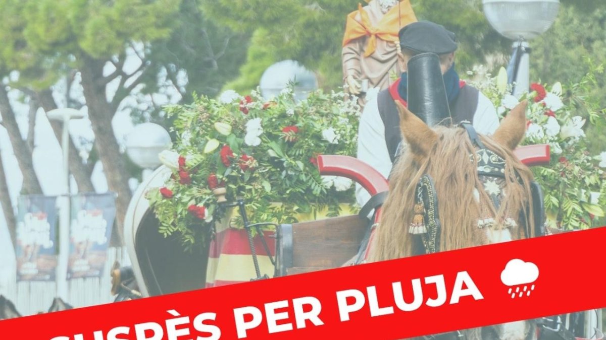 La lluvia empaña la diada de Sant Antoni en Vila-seca: suspendidos los ...