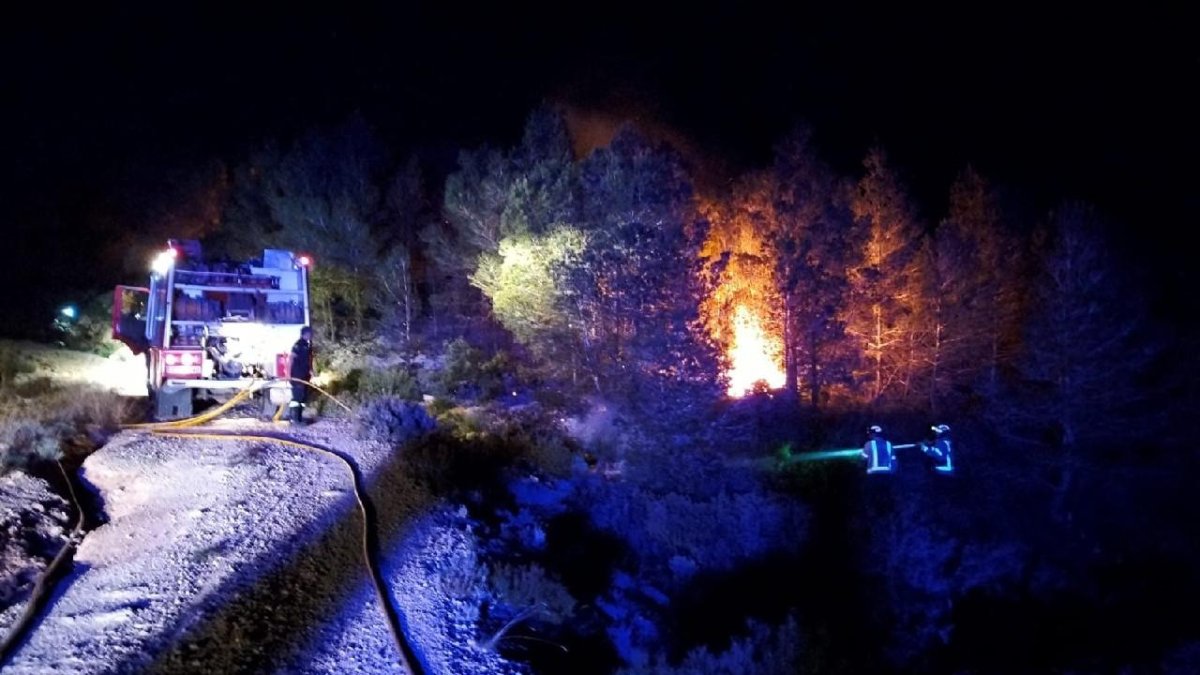 Extinguido un incendio forestal en el Coll del Motarro, en Vandellòs i ...