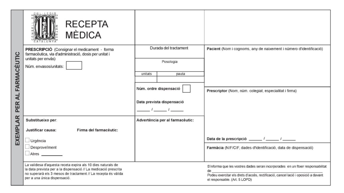 Recepta Mèdica Privada