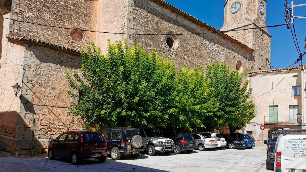 El centre de Rocafort de Queralt, amb aspecte nou