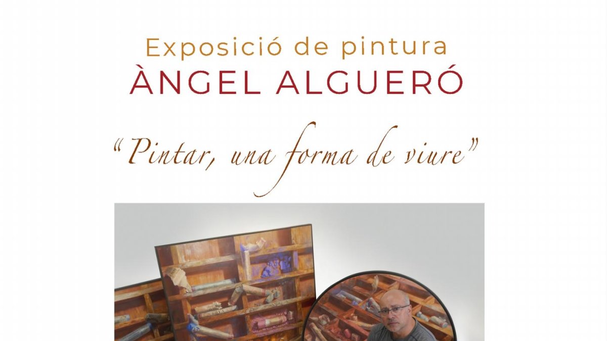 Àngel Algueró expone ‘Pintar, una forma de viure’ a Torredembarra
