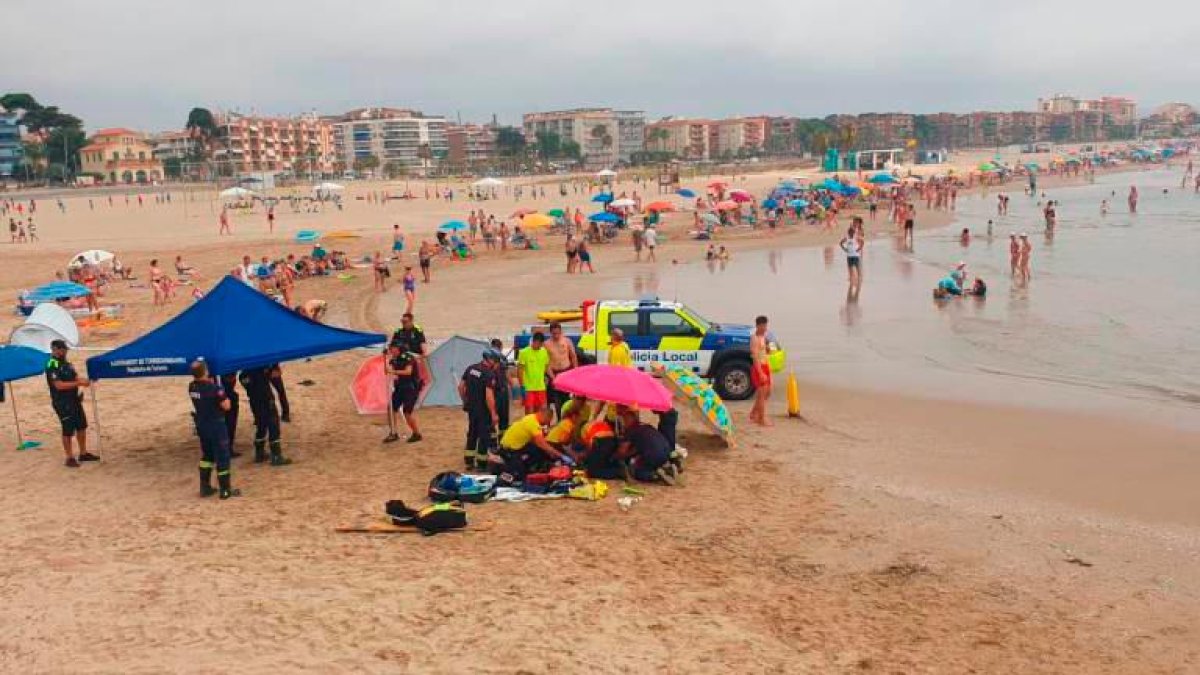 9 de los 16 ahogados en las playas catalanas han perdido la vida en la costa tarraconense