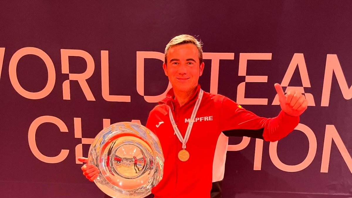 El reusense David Cortés, campeón del mundo +45 de tenis