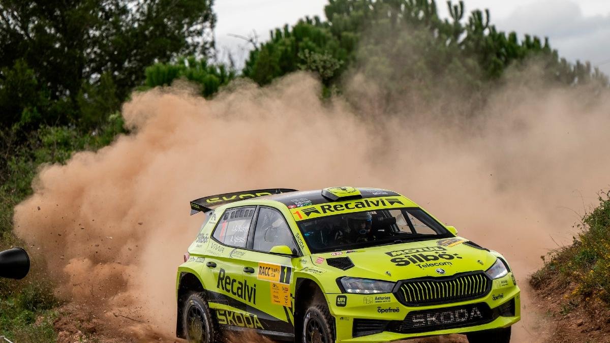 José Antonio Suárez, primer líder del 59 RallyRACC