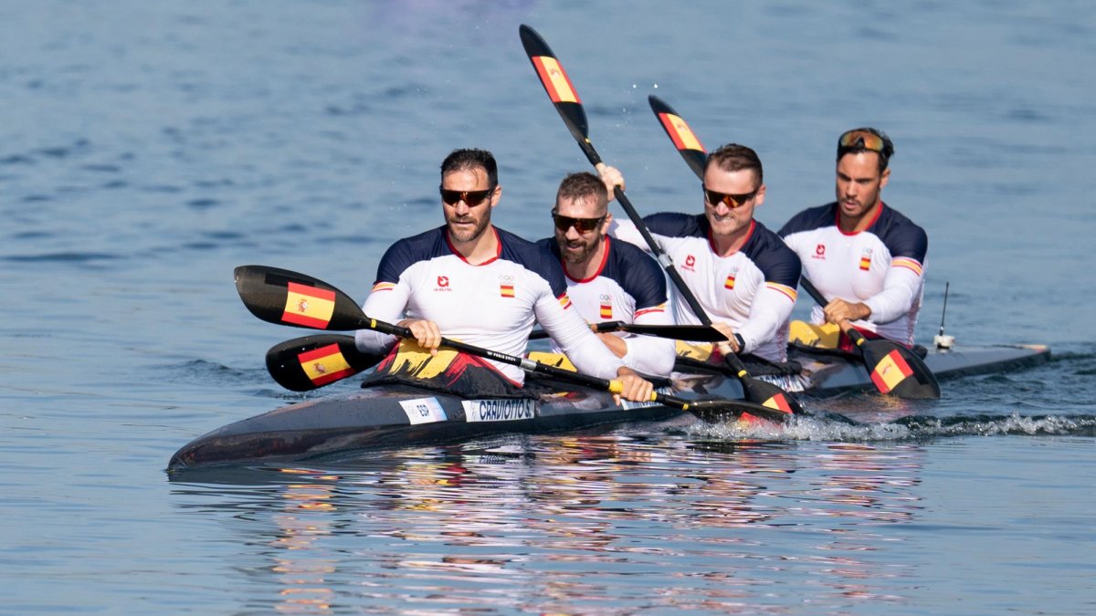 El K4 500 de Craviotto, Arévalo, Cooper y Germade, bronce