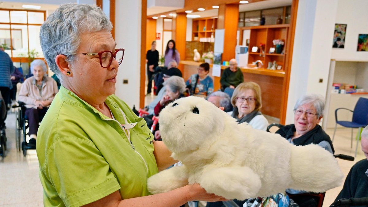 La foca-robot Nuka millora la comunicació amb persones grans