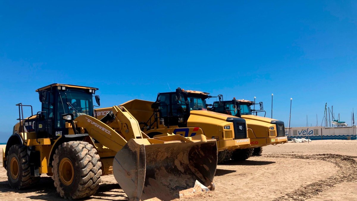 El traslado de arena de Coma-ruga hasta Calafell se hará por las calles ...
