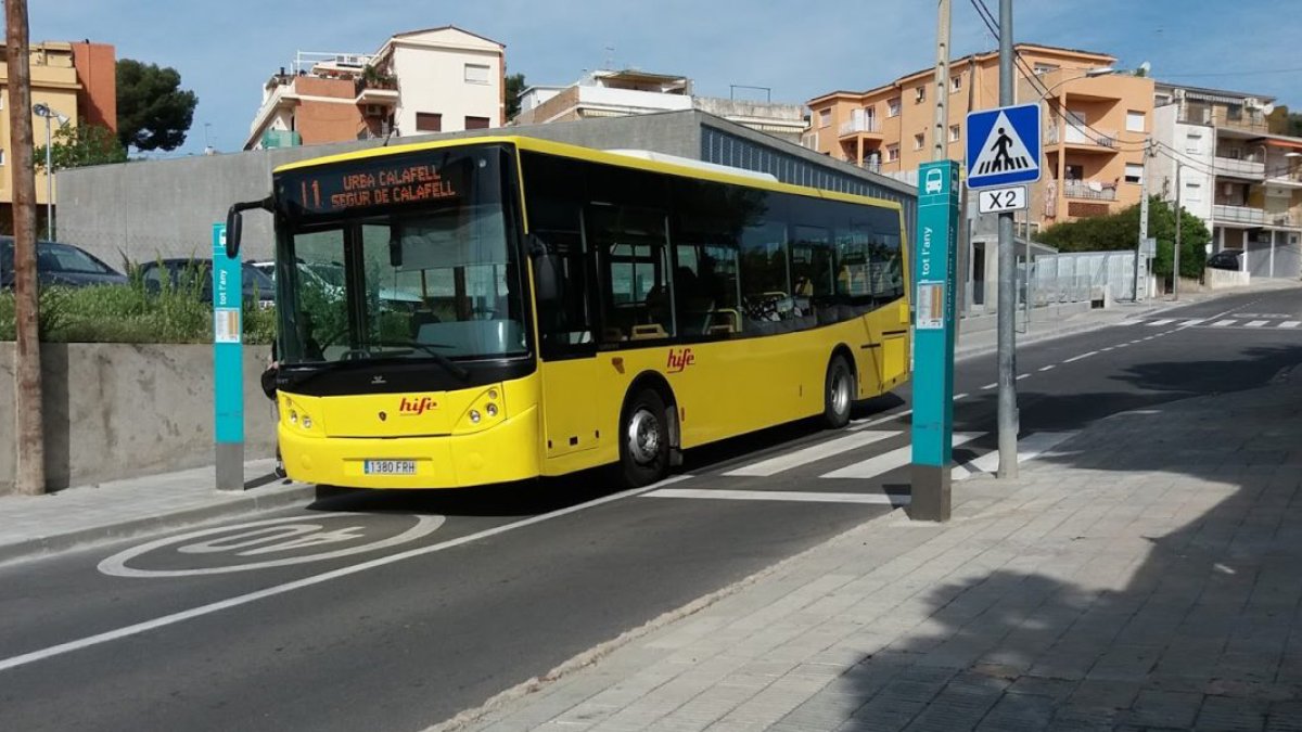 El bus urbano de Calafell alarga horarios por la mañana y noche