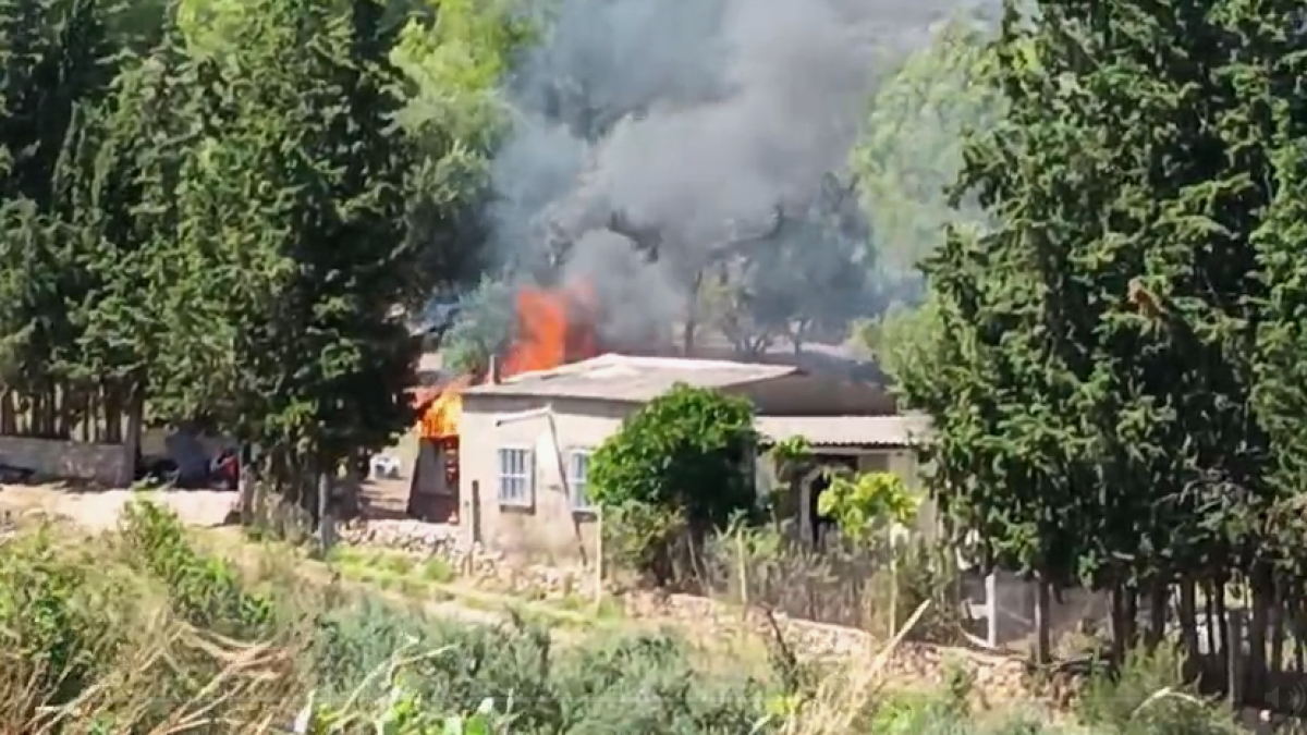 Incendio en una barraca ocupada en La Bisbal del Penedès