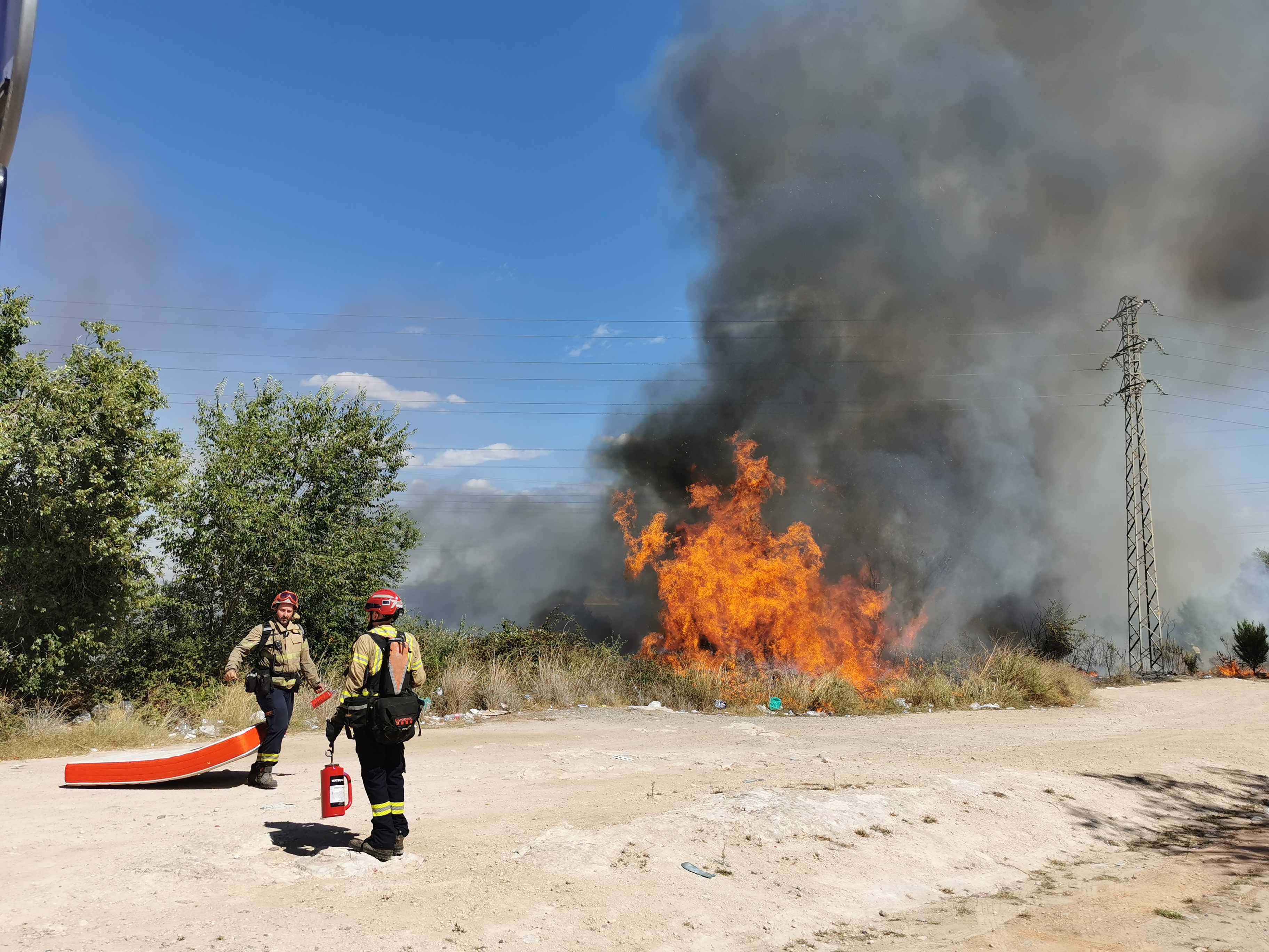 El incendio en Tarragona ha quemado ocho hectáreas