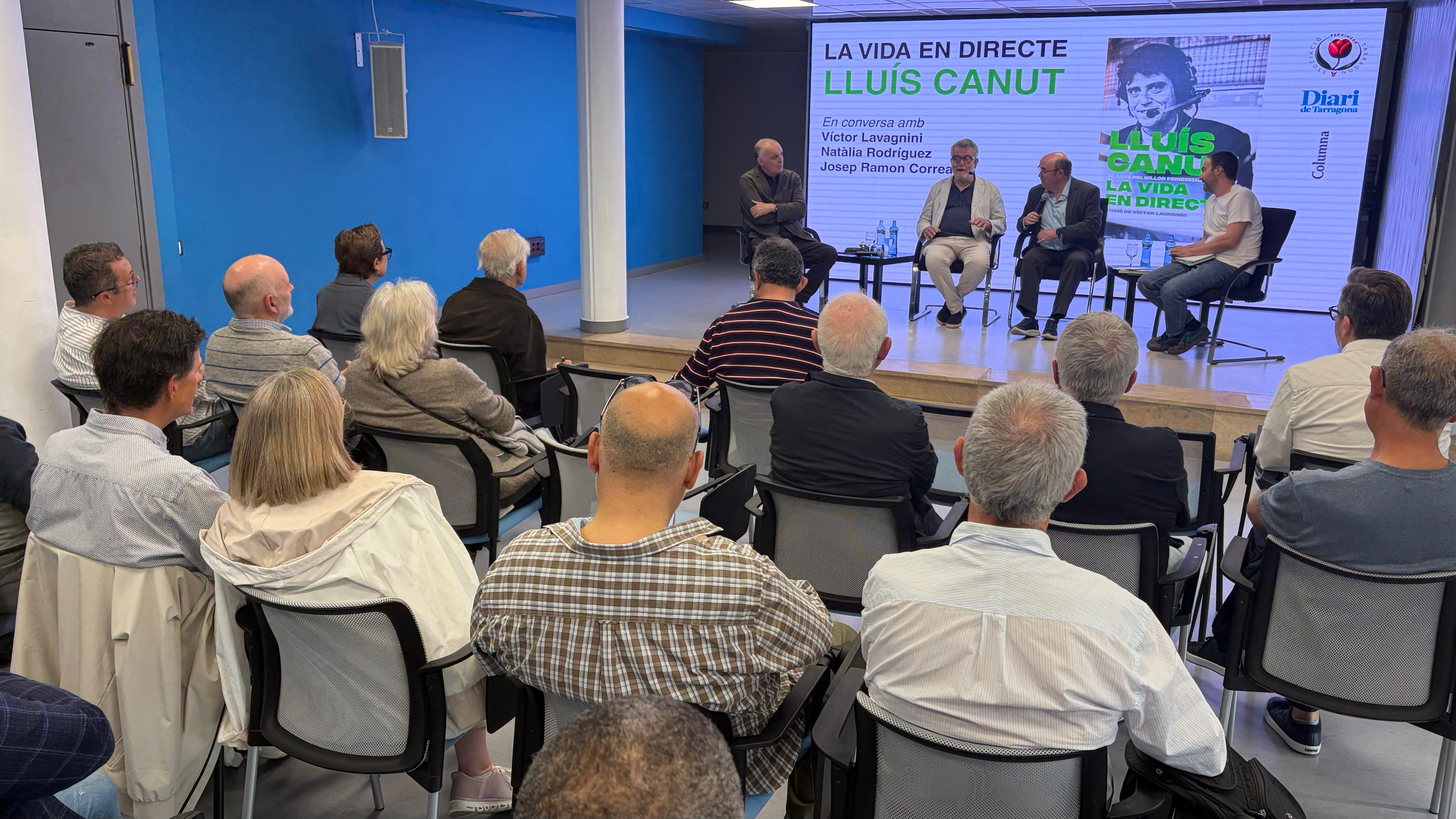 Lluís Canut presenta en el 'Diari' su libro 'La vida en directe'
