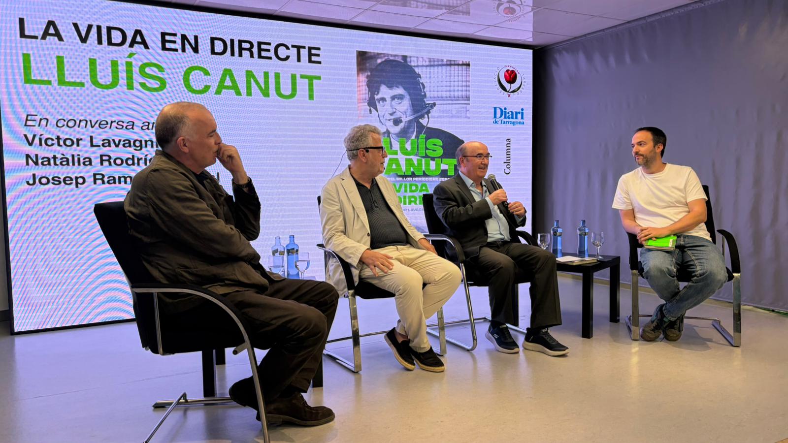 Lluís Canut presenta en el 'Diari' su libro 'La vida en directe'