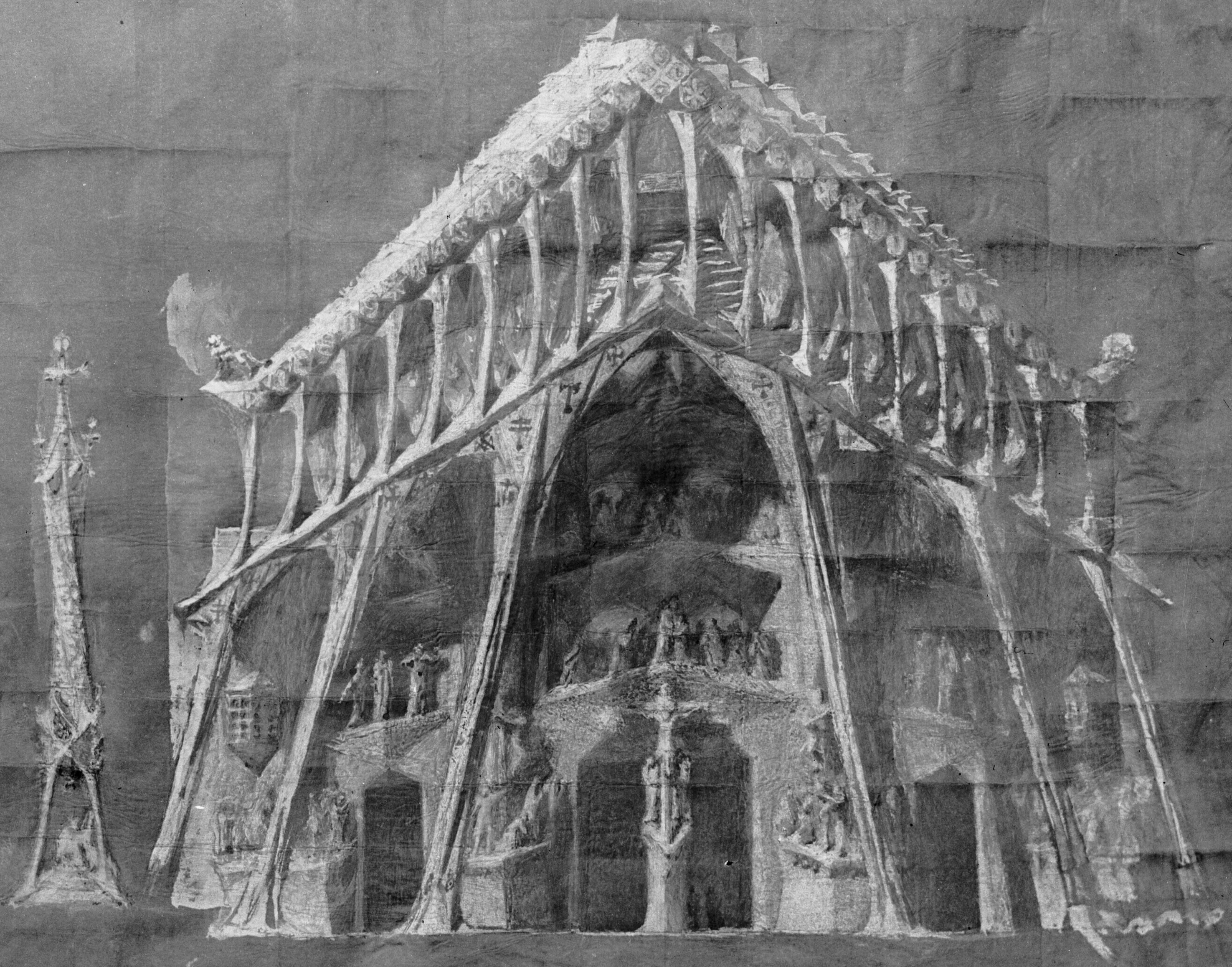 Antoni Gaudí i la façana més austera de la Sagrada Família