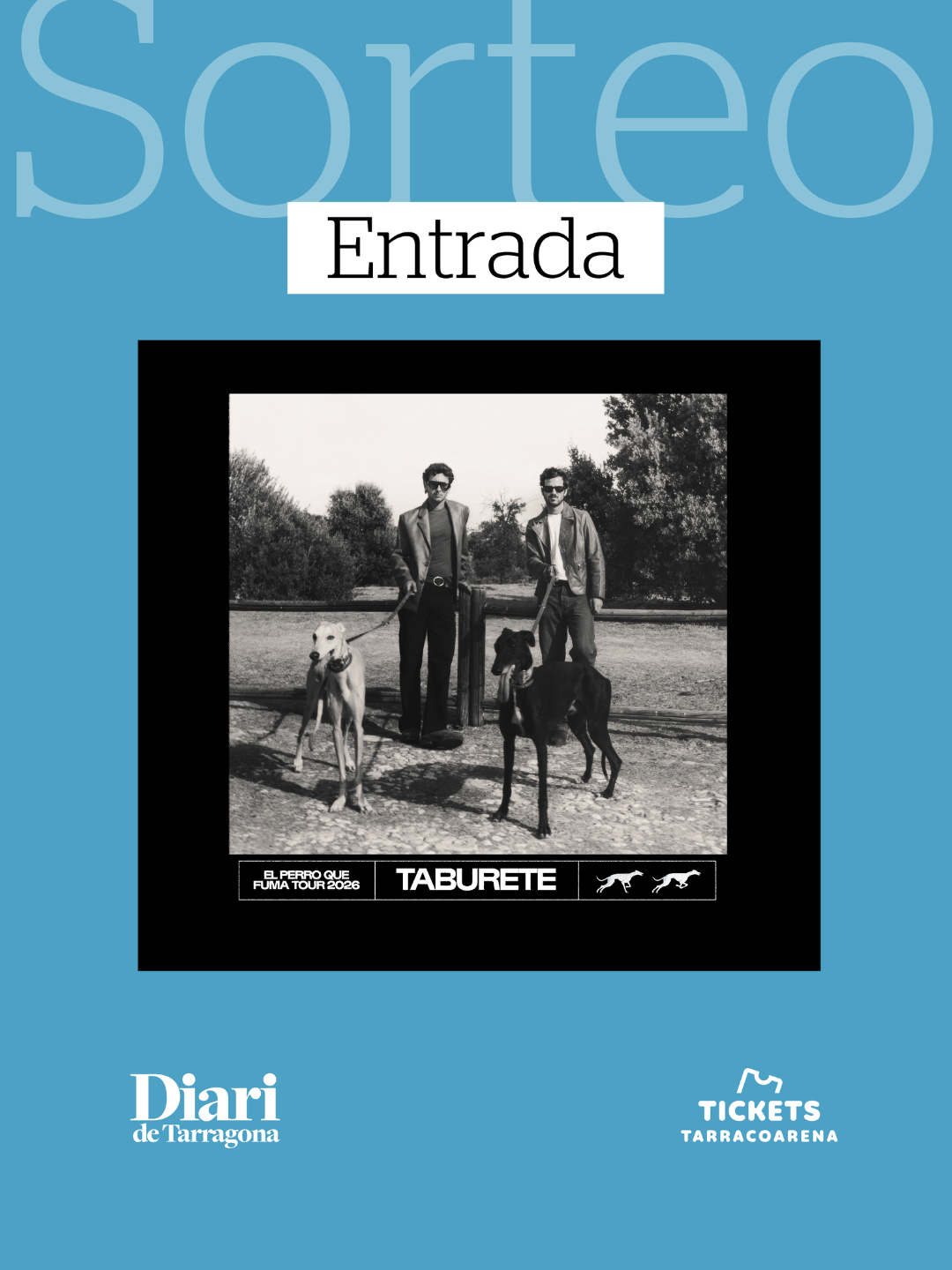 Bases legales sorteo "Entradas para el concierto de Taburete en Tarragona"